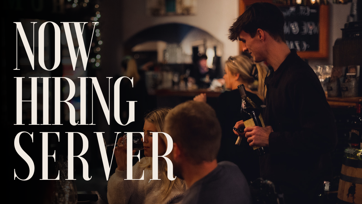 Hiring | Fine Dining Server - Vineyard Market